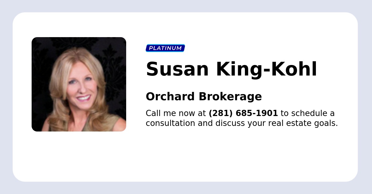 Platinum Real Estate Agent - Susan King-Kohl