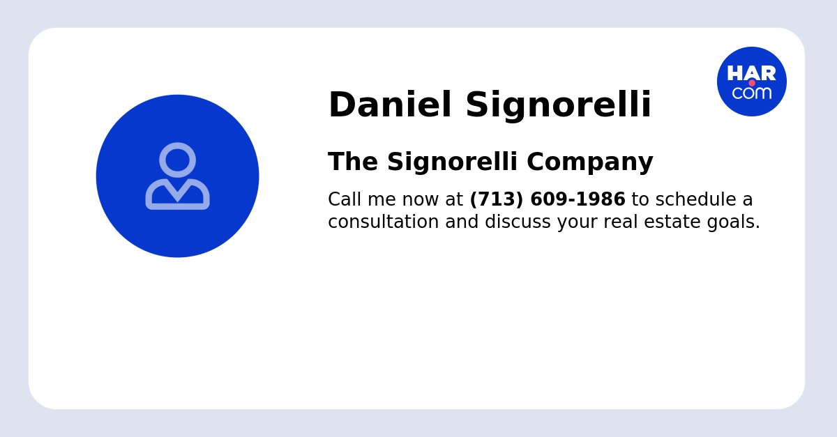 About Daniel Signorelli - HAR.com