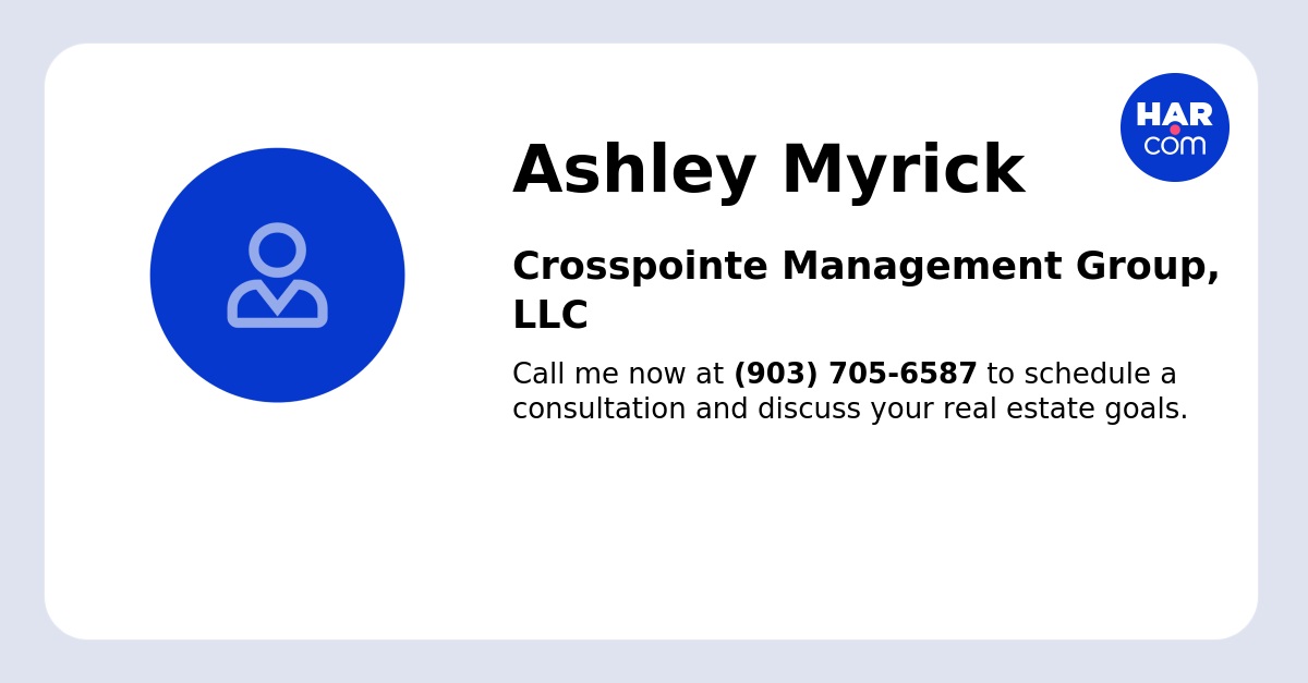 About Ashley Myrick - HAR.com