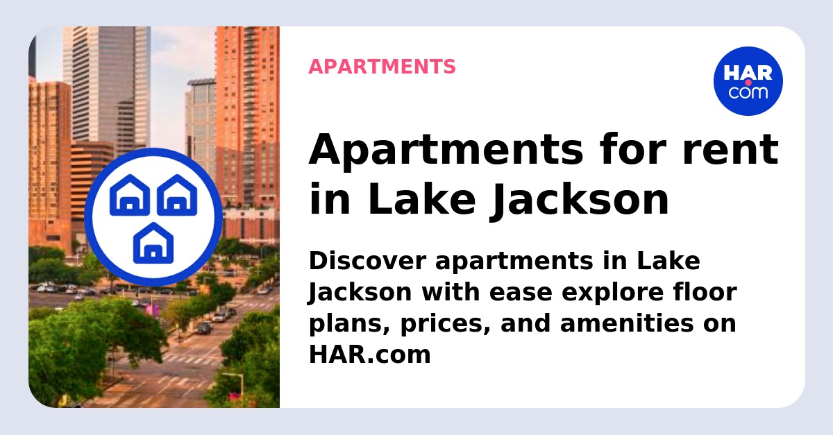 Apartments for rent in Lake Jackson - HAR.com