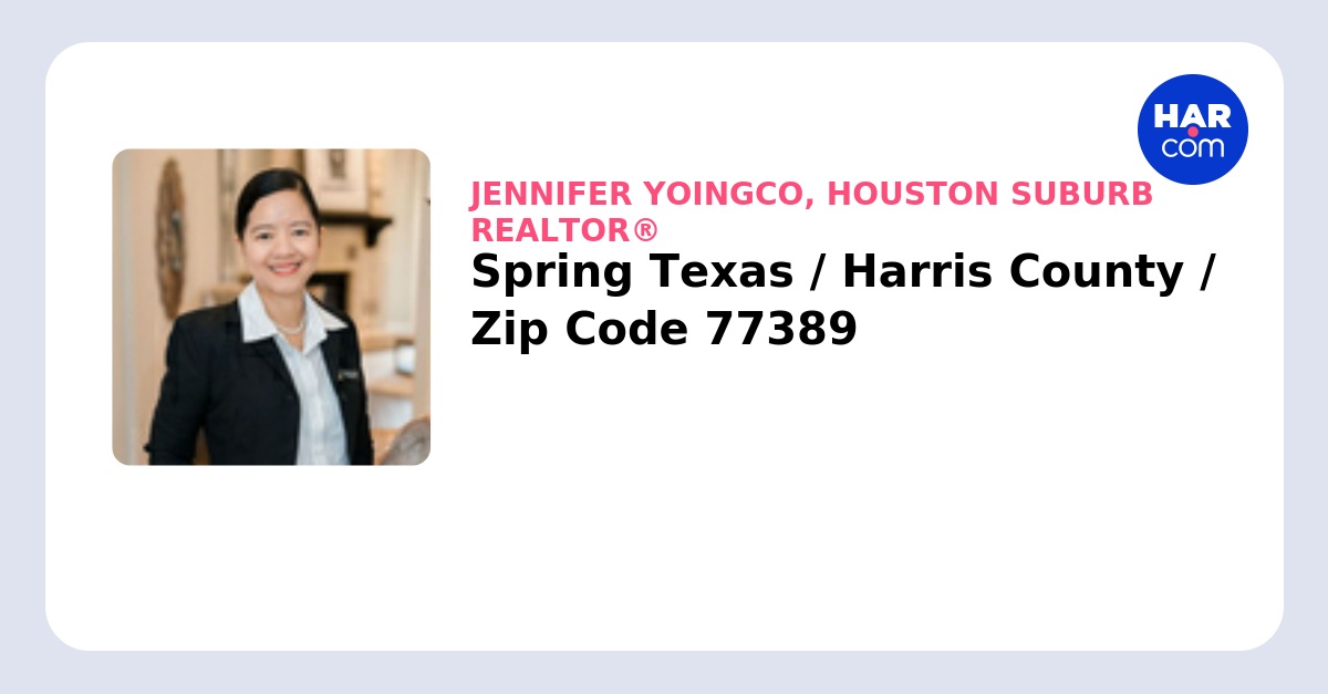 Spring Texas / Harris County / Zip Code 77389 - HAR.com