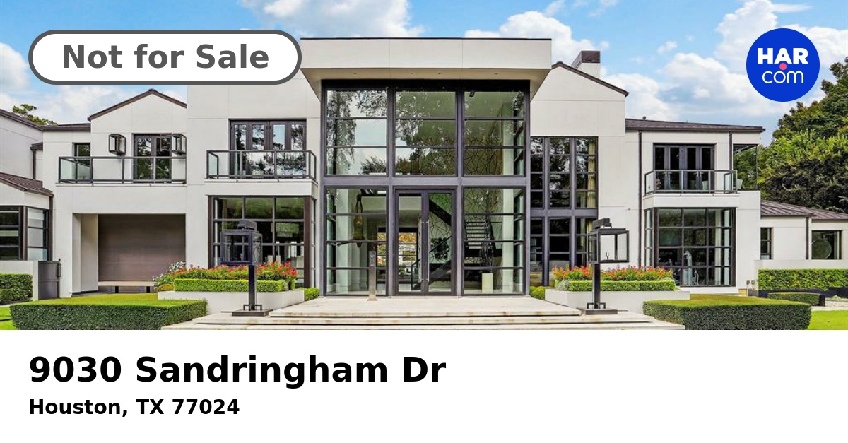 9030 Sandringham Dr Houston Tx 77024 Har