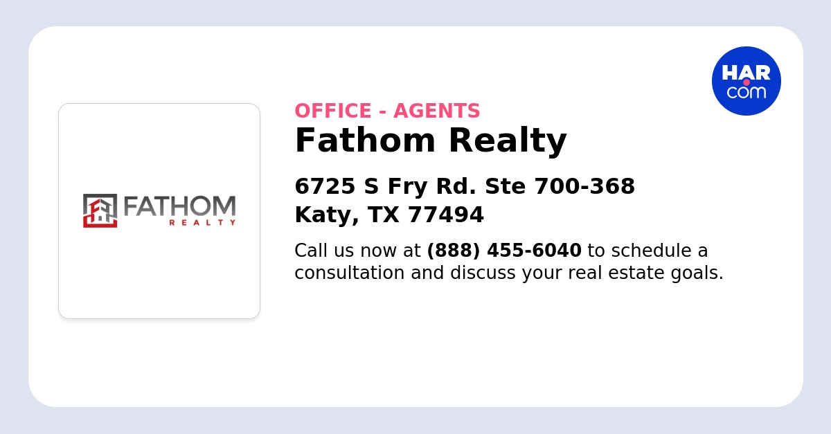 Fathom Realty Agents - HAR.com