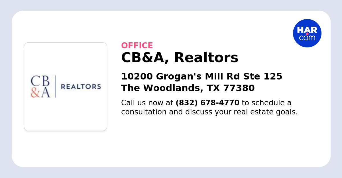 CB&A, Realtors - HAR.com