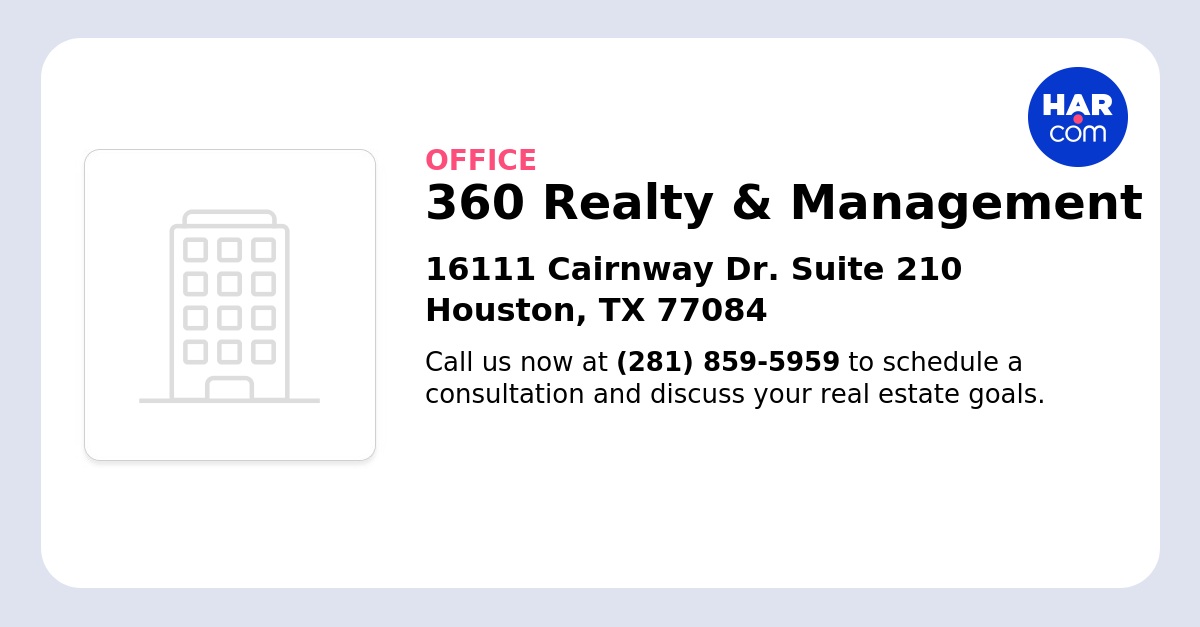 360 Realty & Management - HAR.com