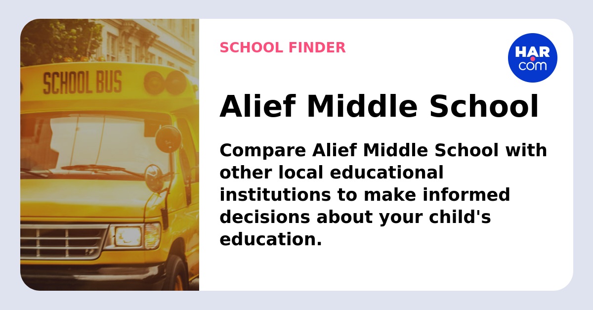Alief Middle School - HAR.com