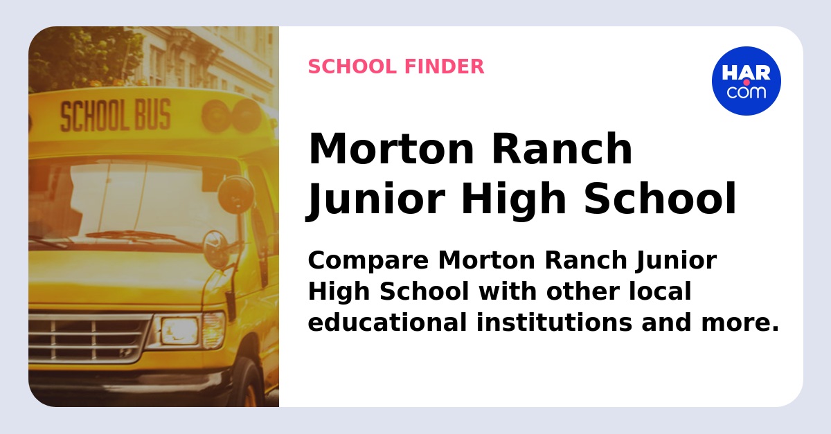 Morton Ranch Junior High School - HAR.com