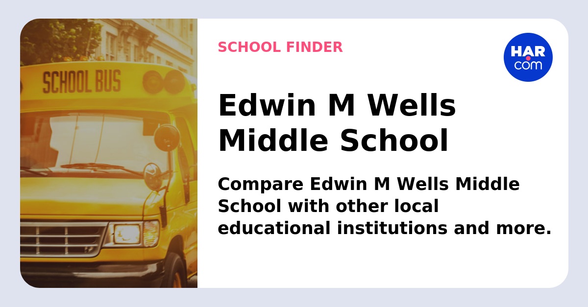 Edwin M Wells Middle School - HAR.com